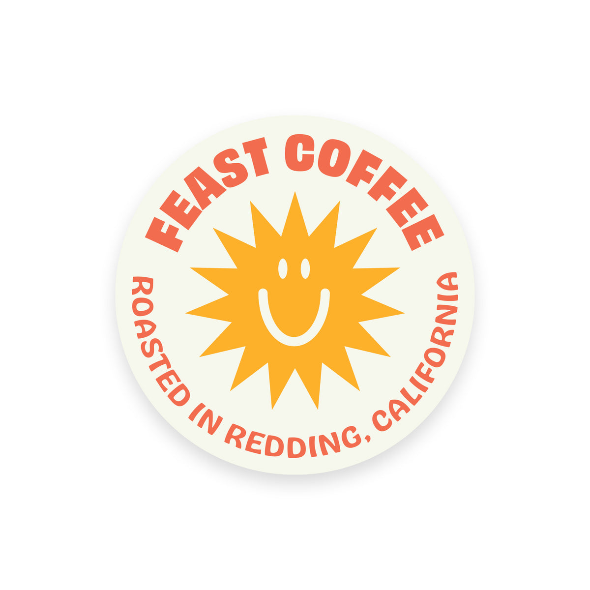 Sunny Redding Sticker – Feast Coffee & Culture